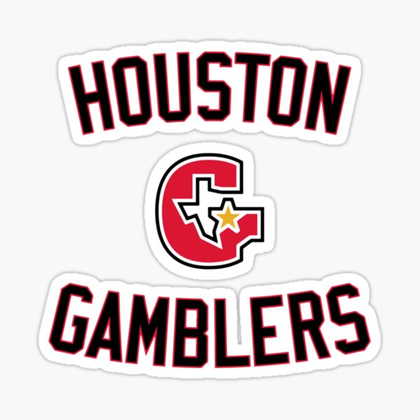 "Usfl Merch Houston Gamblers-Logo" Sticker von FriendlyDesigna | Redbubble