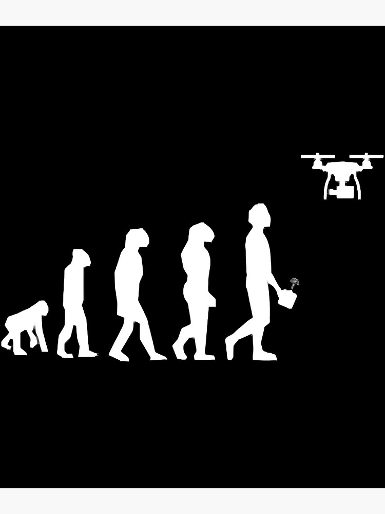 "Drone Evolution Pilot" Poster for Sale by HuangFengg | Redbubble