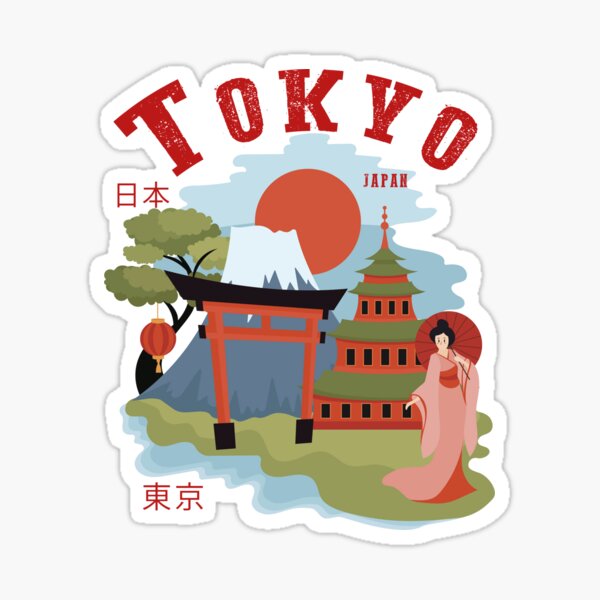 " Tokyo,JAPAN" Sticker for Sale by TokyoLuv1 | Redbubble
