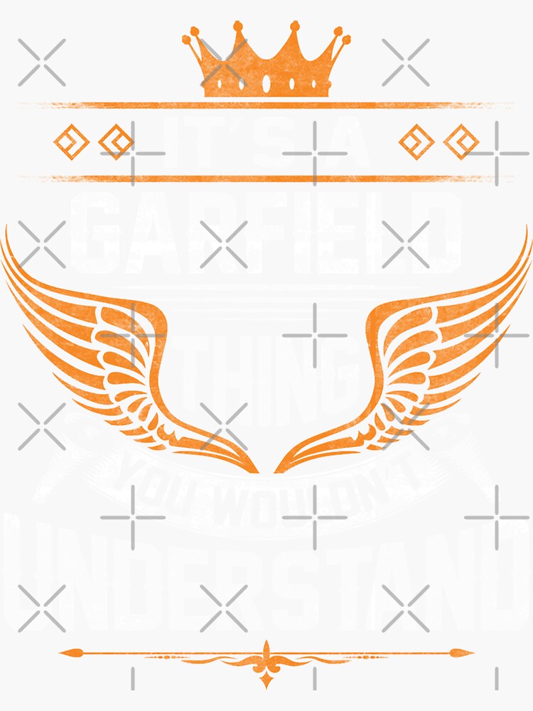 "Pink Garfield Name Garfield Thing Name You Wouldnt" Sticker for Sale ...