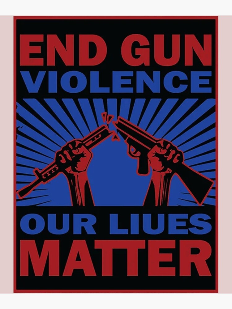 "pro gun control " Poster for Sale by 6Offenback | Redbubble