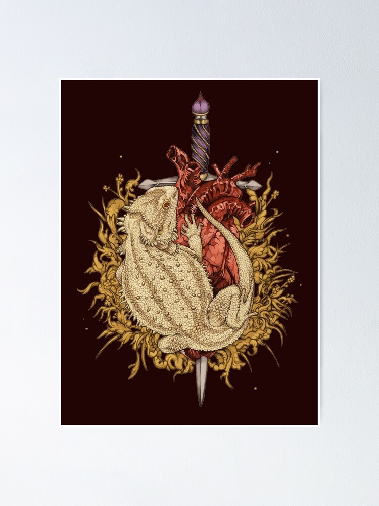 "Gilded Dragon" Poster by Squishysquid | Redbubble