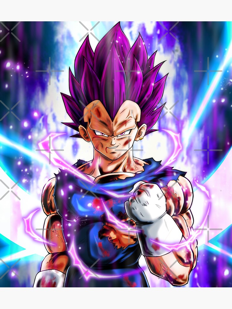 "ultra ego vegeta" Sticker for Sale by mikelaurydraw | Redbubble