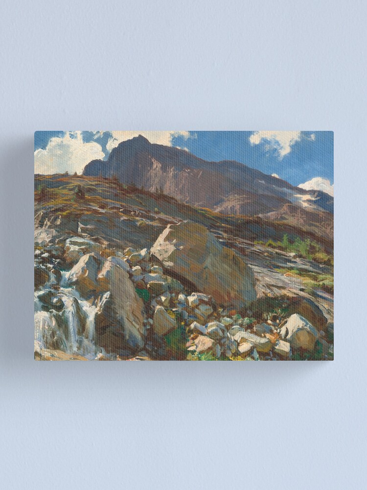 "Simplon Pass Oil Painting by John Singer Sargent" Canvas Print by ...