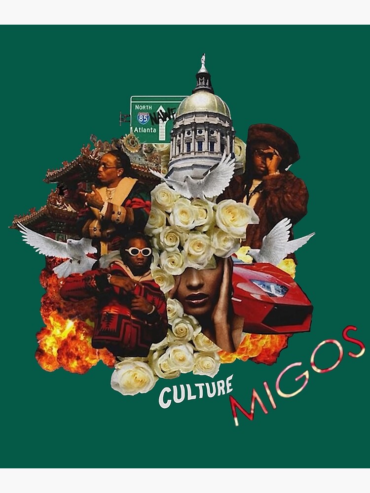 Migos Culture Album Cover Poster For Sale By Yansprint Redbubble