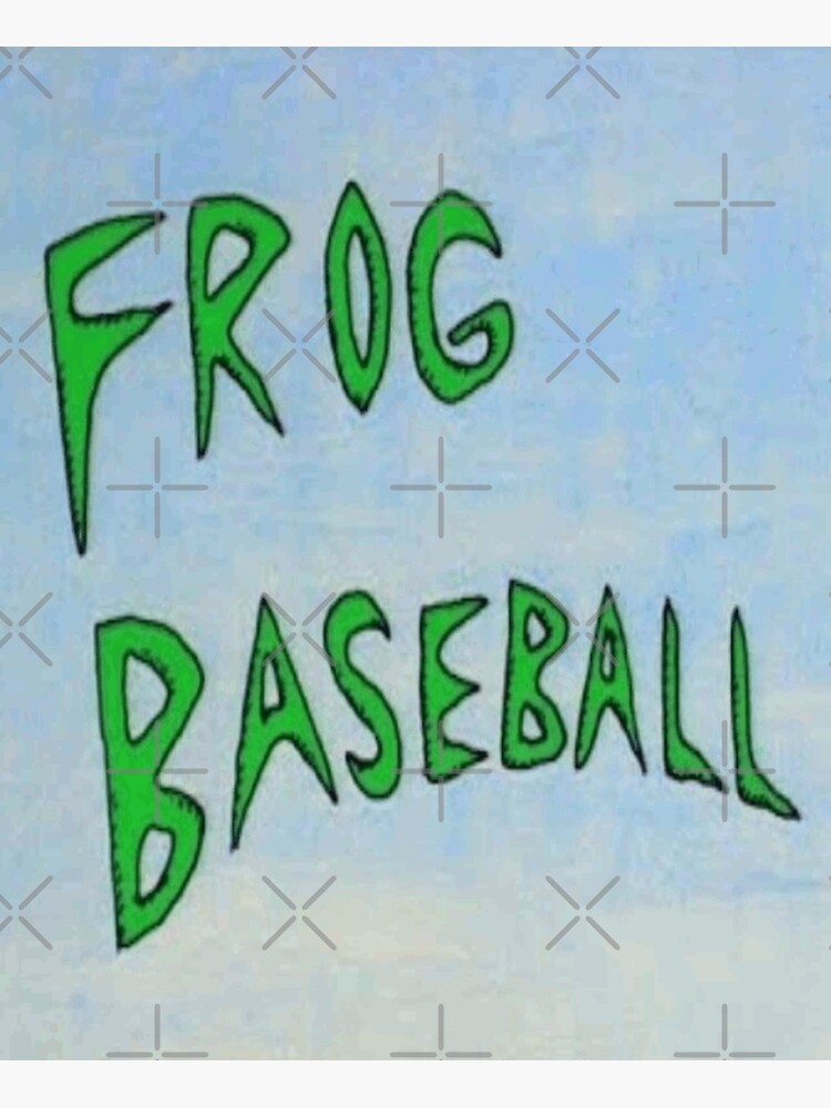 "Frog baseball" Sticker for Sale by SwanDive | Redbubble