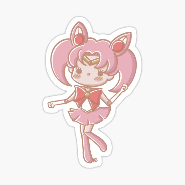"fan art of chibiusa" Sticker for Sale by Sugar-Bubbles | Redbubble