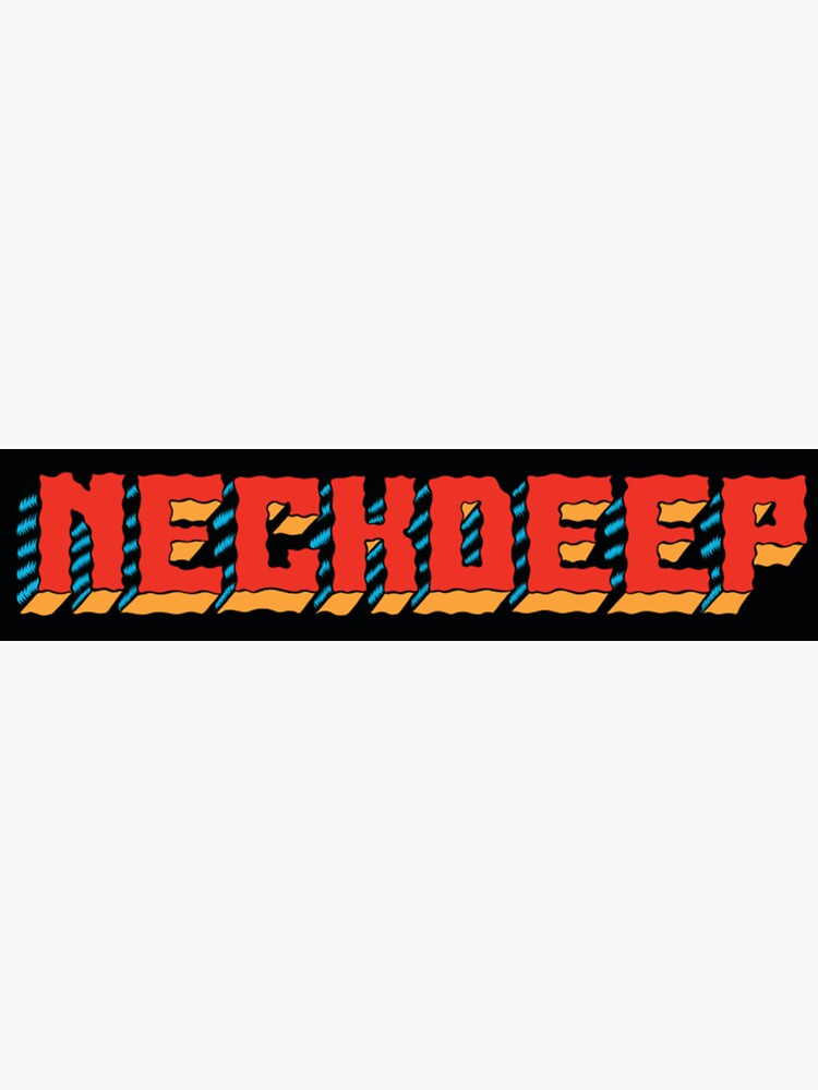 "Neck Deep" Sticker for Sale by kristenriello | Redbubble