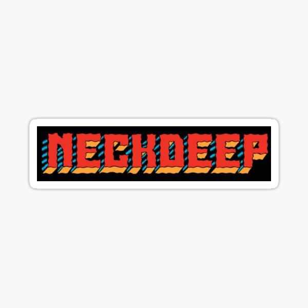 "Neck Deep" Sticker for Sale by kristenriello | Redbubble
