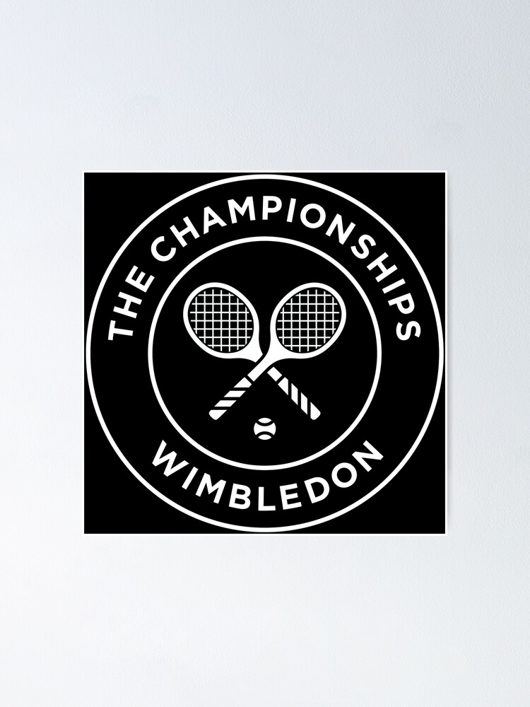 "Win Champ "Wimbledon"" Poster for Sale by darbyrogan | Redbubble