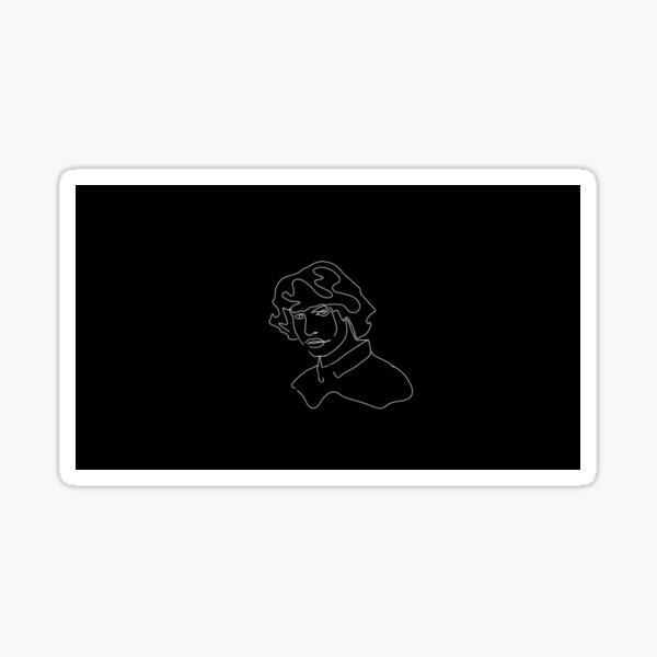 "Stranger things MIKE, line art Sticker" Sticker for Sale by BenMDesign ...