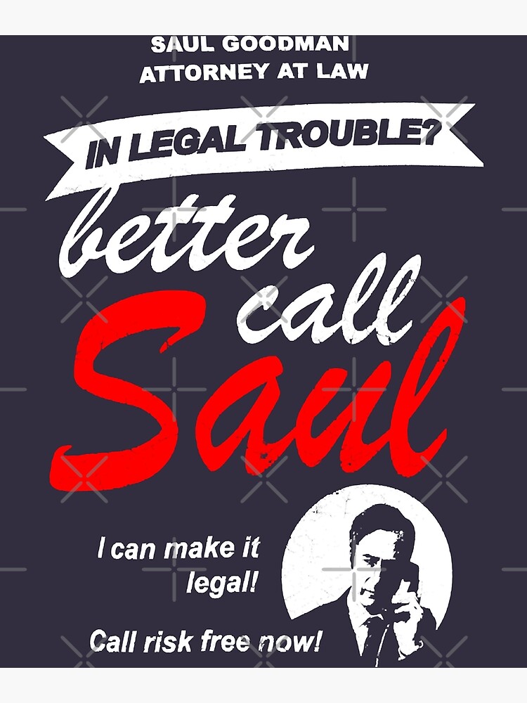 "Secret Better Call Benjamin Bob Odenkirk Retro Vintage" Poster for ...