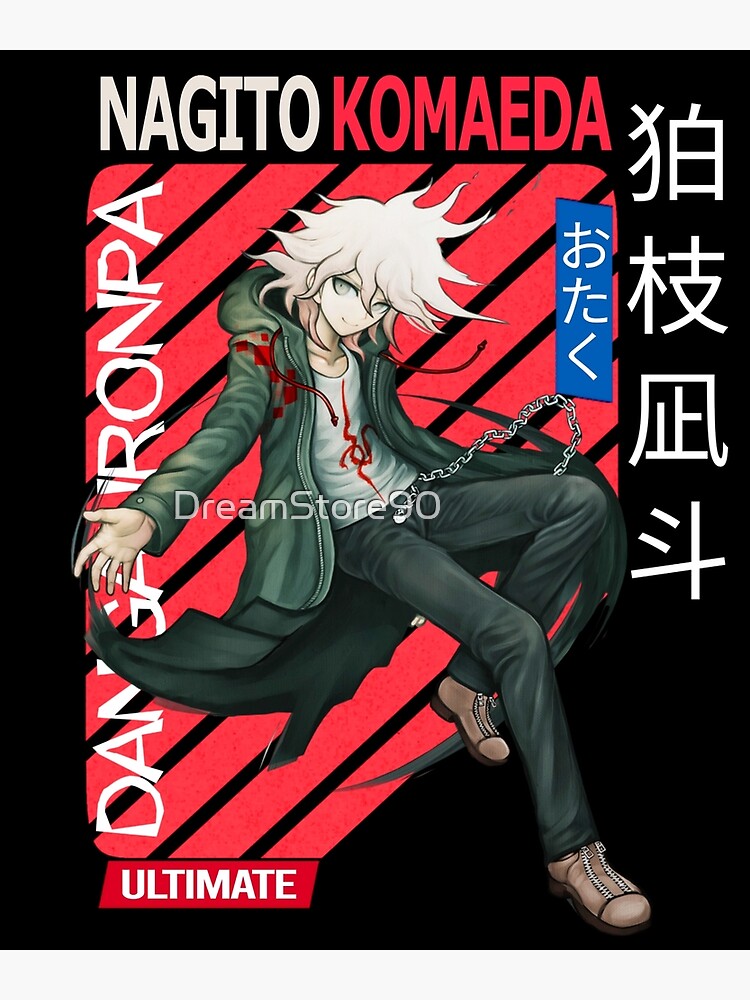 "Nagito Komaeda Shirt Danganronpa V3 Unisex Game " Art Print for Sale ...