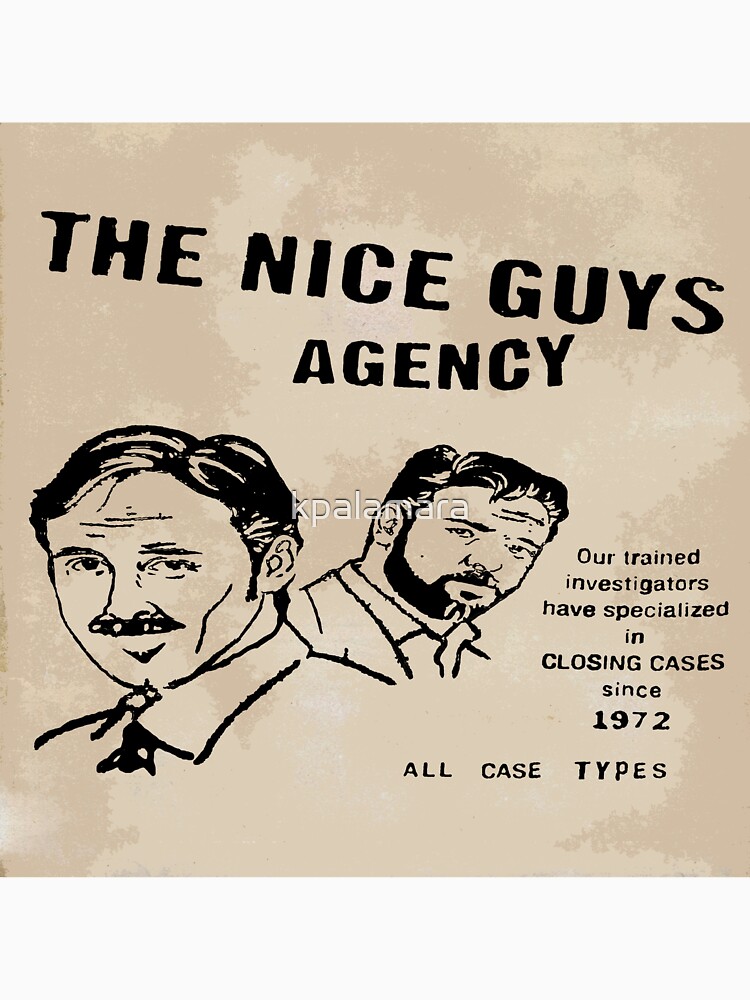 "The Nice Guys (March and Healy Ad)" T-shirt by kpalamara | Redbubble