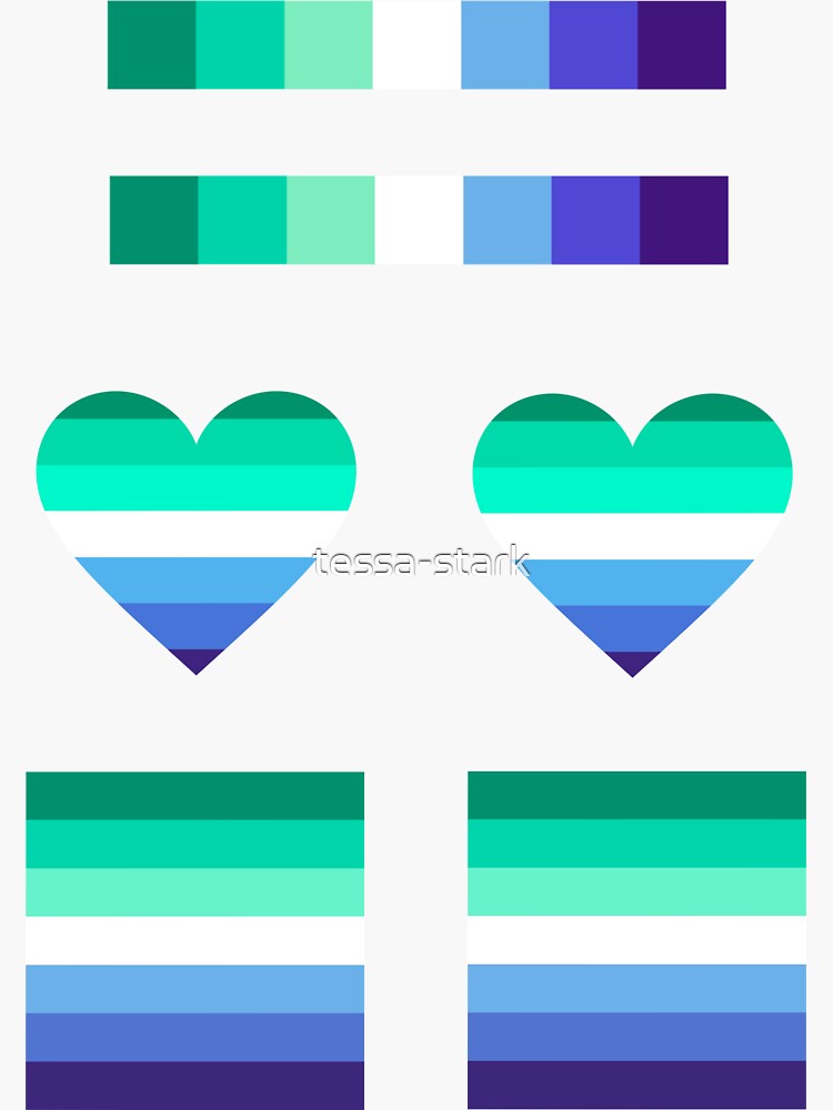 "mlm pride sticker set" Sticker for Sale by tessa-stark | Redbubble