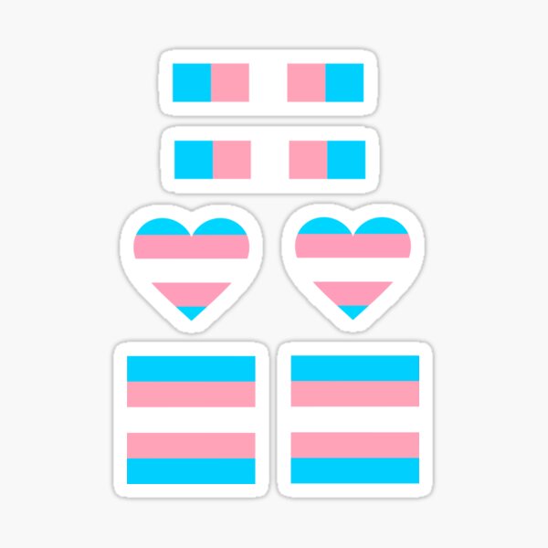 "transgender pride sticker set" Sticker for Sale by tessa-stark | Redbubble