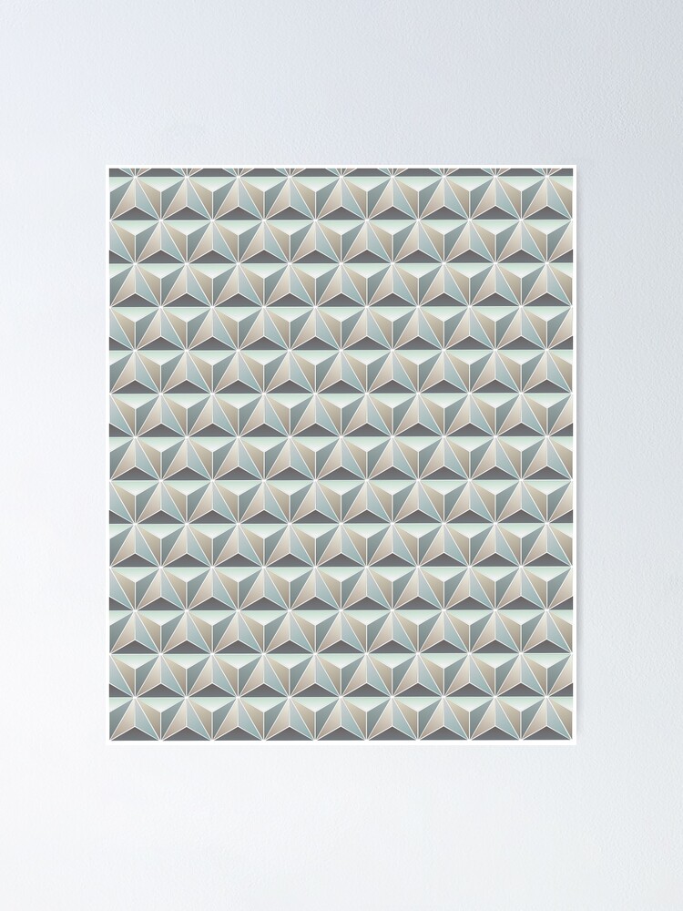 "Spaceship Earth Tile" Poster by thechristianh | Redbubble