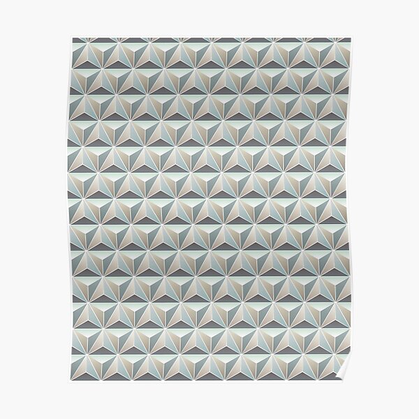"Spaceship Earth Tile" Poster by thechristianh | Redbubble