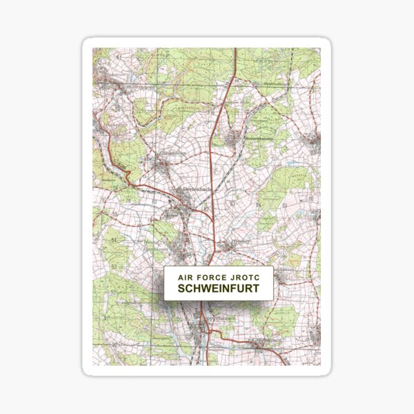 "Schweinfurt Germany Air Force JROTC" Sticker for Sale by RBcostco7 ...