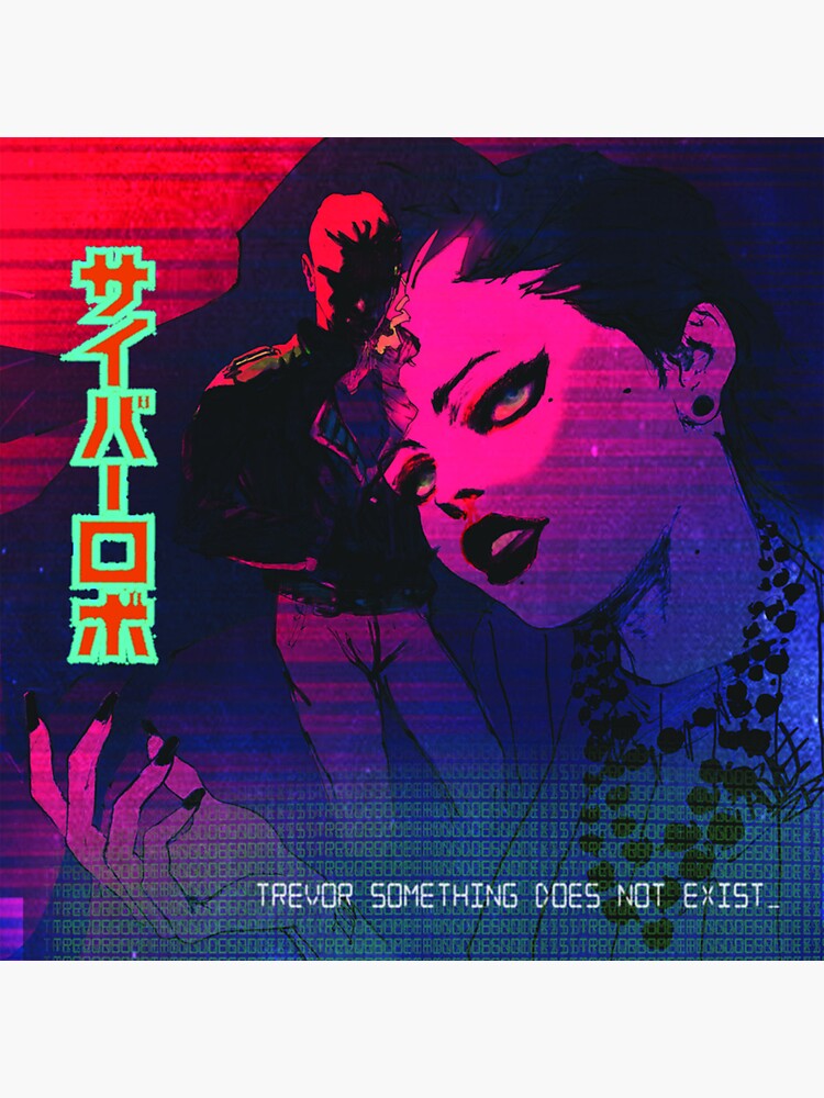 Trevor Something Does Not Exist Album Sticker Sticker Sticker For