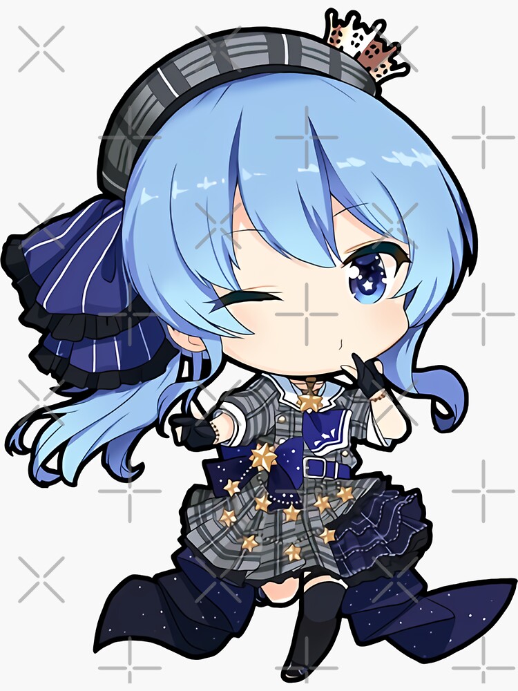 "Hololive Hoshimachi Suisei" Sticker for Sale by Nivison | Redbubble