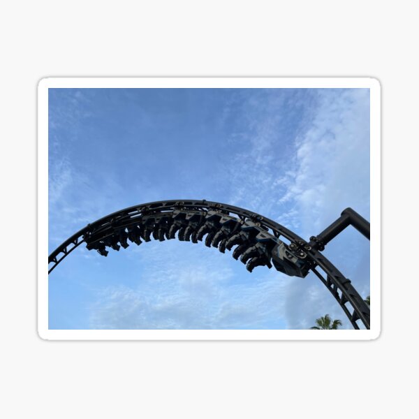 "VelociCoaster Roller Coaster" Sticker for Sale by whateveramsey ...