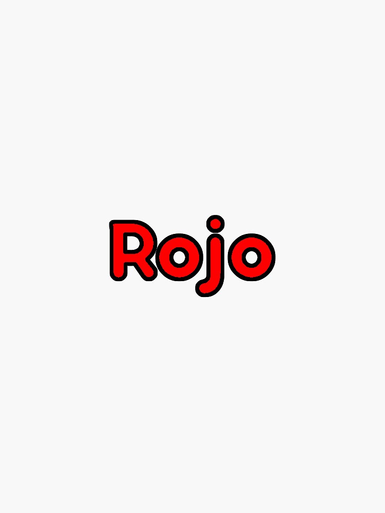 "Rojo Bubble Font" Sticker for Sale by alaswell | Redbubble