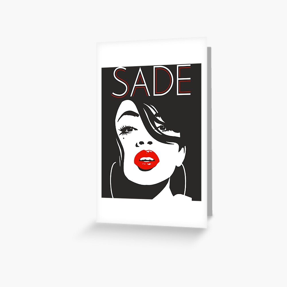 "SADE ADU LOVE IS KING " Greeting Card for Sale by marerorohenl | Redbubble