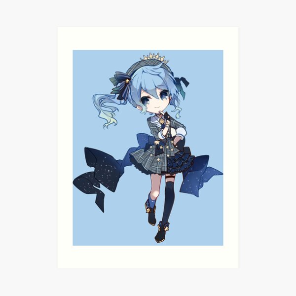 "Hololive Hoshimachi Suisei" Art Print for Sale by Nivison | Redbubble