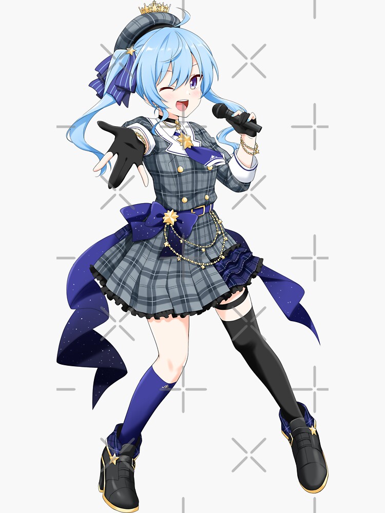 "Hololive Hoshimachi Suisei" Sticker for Sale by Nivison | Redbubble