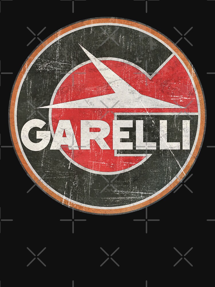 "Garelli Motorcycles . Retro Badge" T-shirt for Sale by rapazdesigns ...