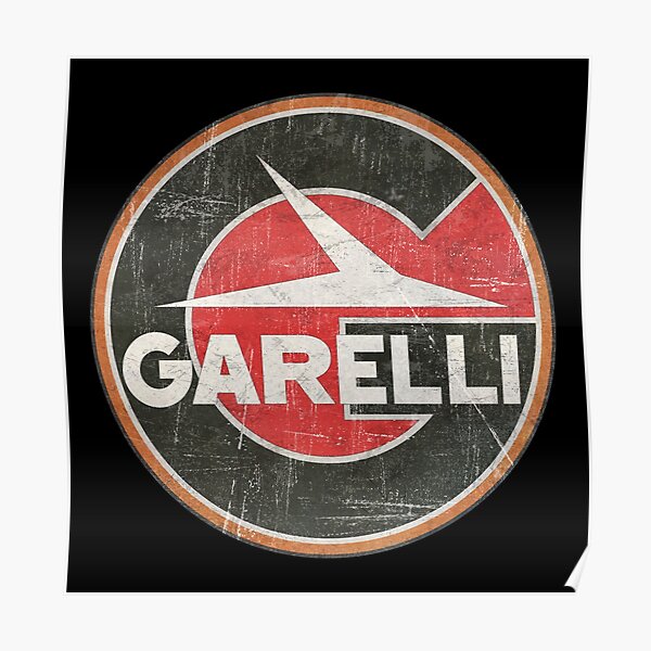 "Garelli Motorcycles . Retro Badge" Poster for Sale by rapazdesigns ...