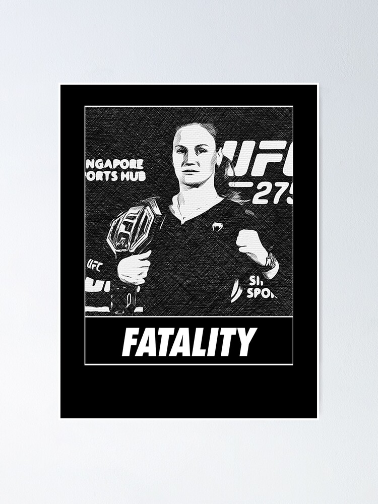 Valentina Shevchenko Bullet Poster For Sale By Grafik0 Redbubble