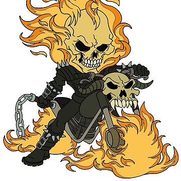 "Ghost rider " Sticker for Sale by Eayzj | Redbubble