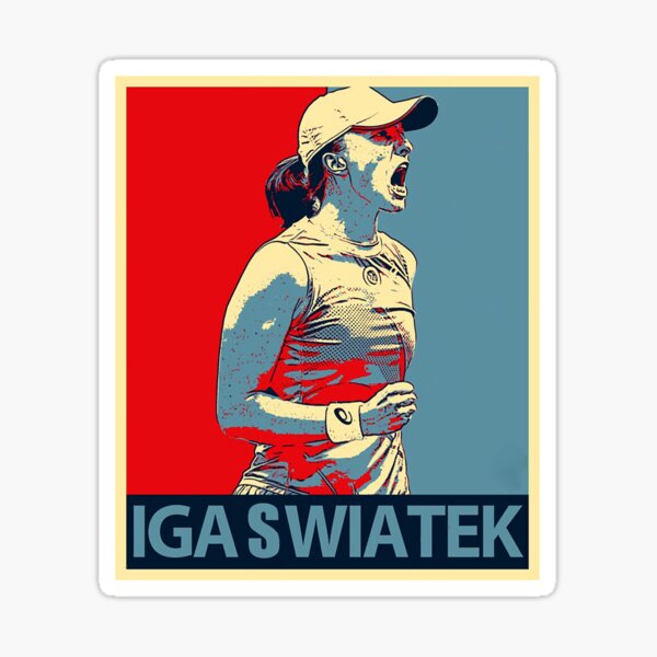 "Iga Swiatek" Sticker for Sale by fifiishop | Redbubble