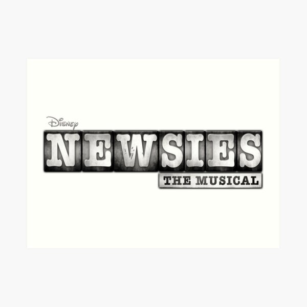 "Newsies logo" Art Print for Sale by Leyzel | Redbubble