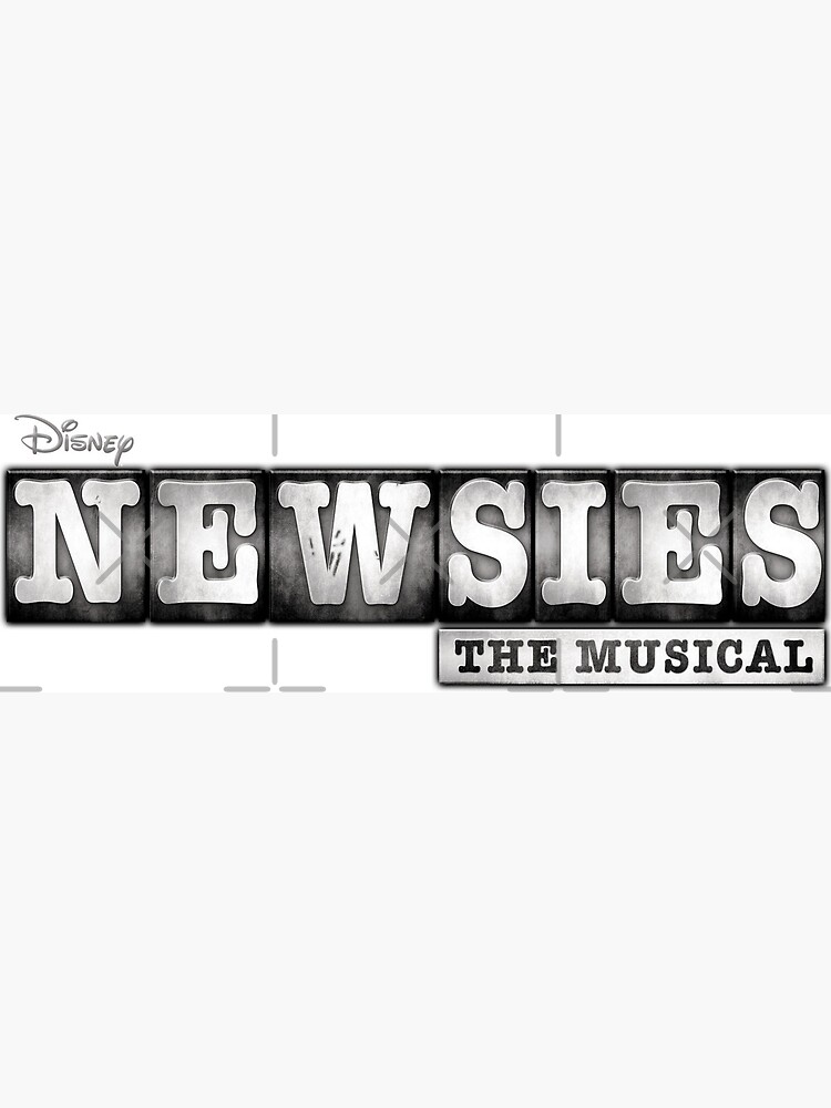 "Newsies logo" Art Print for Sale by Leyzel | Redbubble