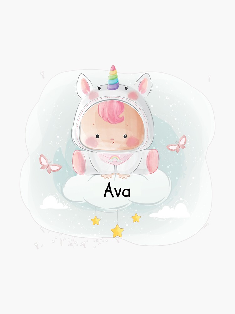 "Ava Sticker" Sticker for Sale by mistermud | Redbubble