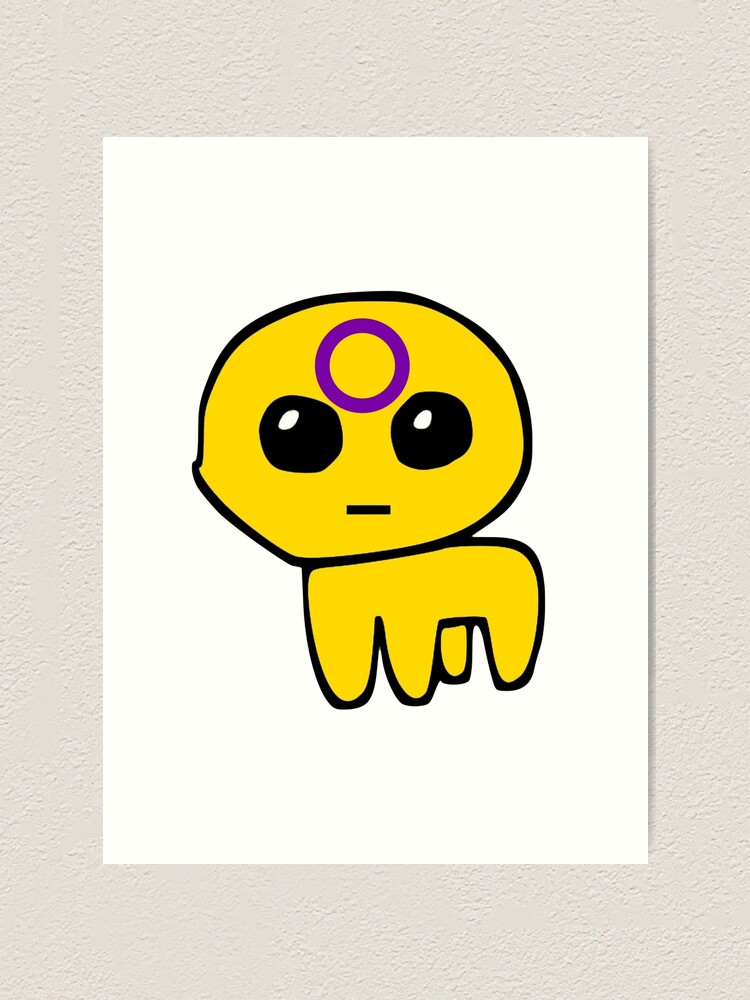 "tbh creature / autism creature intersex pride flag " Art Print for ...