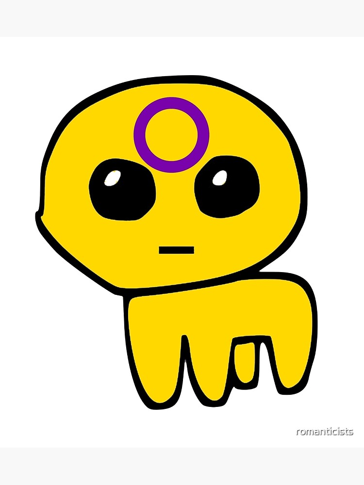 "tbh creature / autism creature intersex pride flag " Art Print for ...