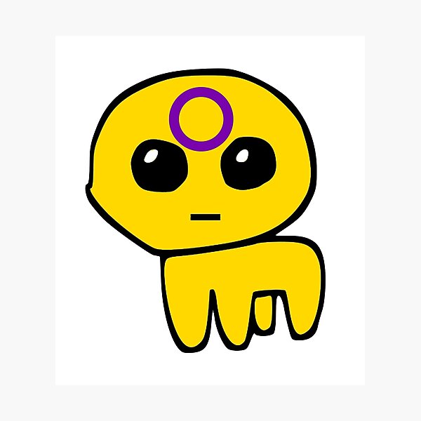 "tbh creature / autism creature intersex pride flag " Photographic ...