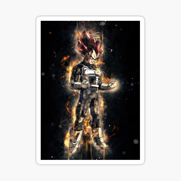 "vegeta" Sticker for Sale by LauraAbernathy3 | Redbubble