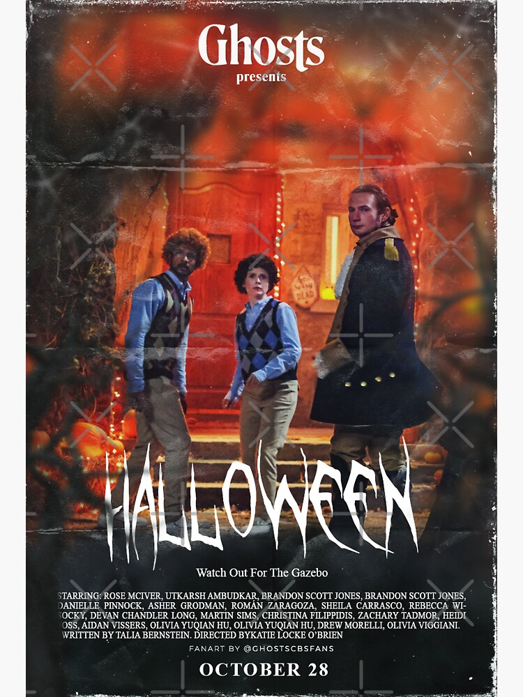 "Poster inspired by 'Ghosts' CBS Halloween Episode" Sticker for Sale by ...
