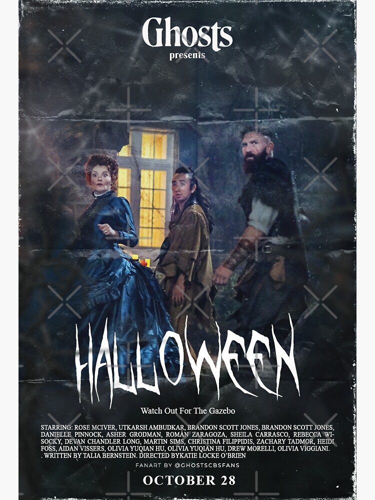 "Poster inspired by 'Ghosts' CBS Halloween Episode" Sticker for Sale by ...