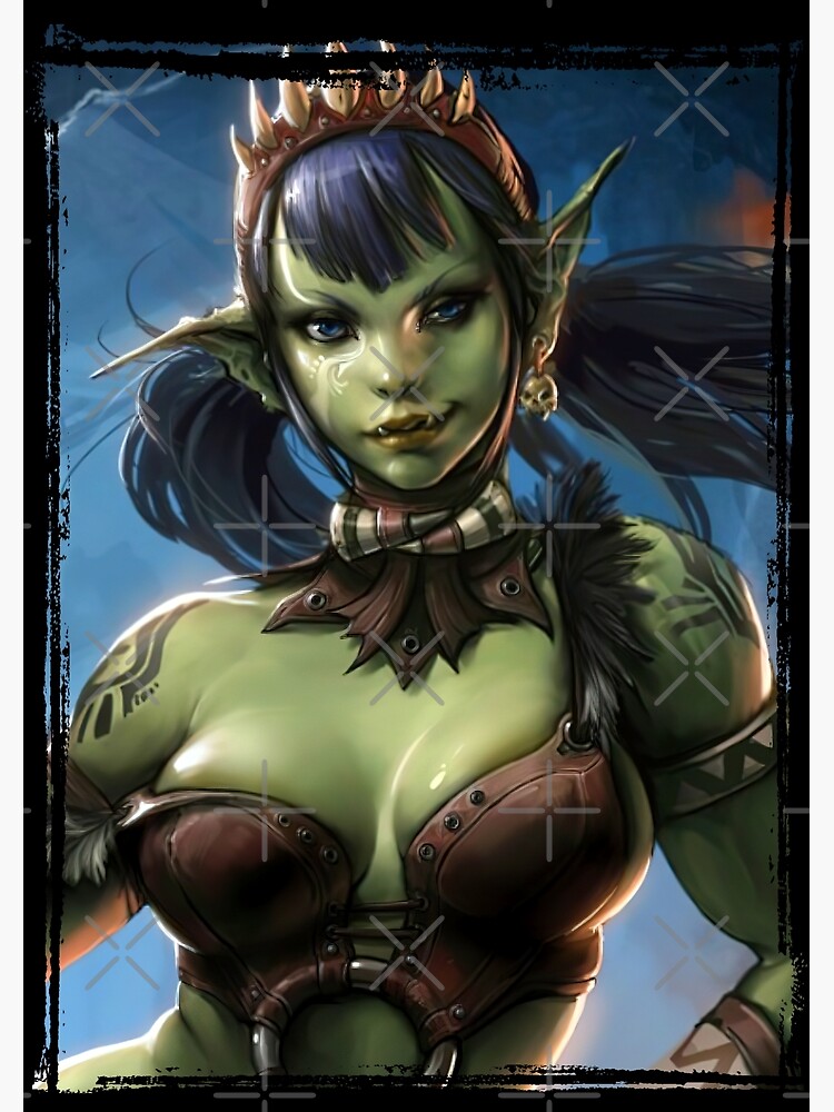 "Sexy Female Orc Warrior" Poster for Sale by Myths29 | Redbubble