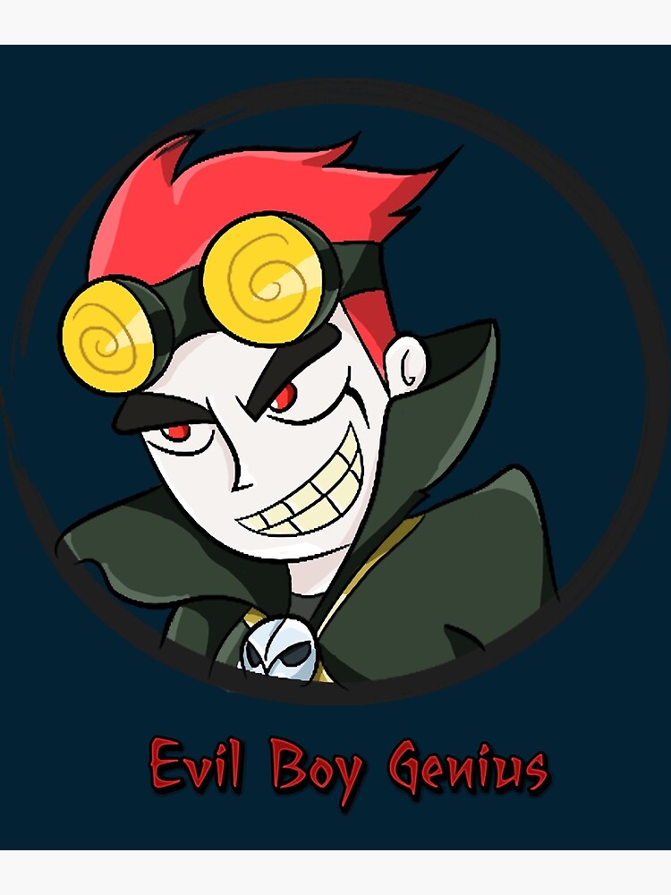 "Jack Spicer Evil Boy Genius" Poster for Sale by MosciskiHolden | Redbubble