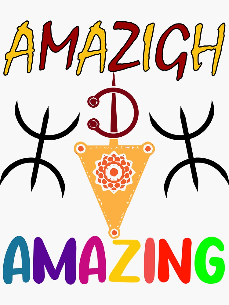 " Amazigh Amazign Design" Sticker for Sale by Amazigh-i7orran | Redbubble