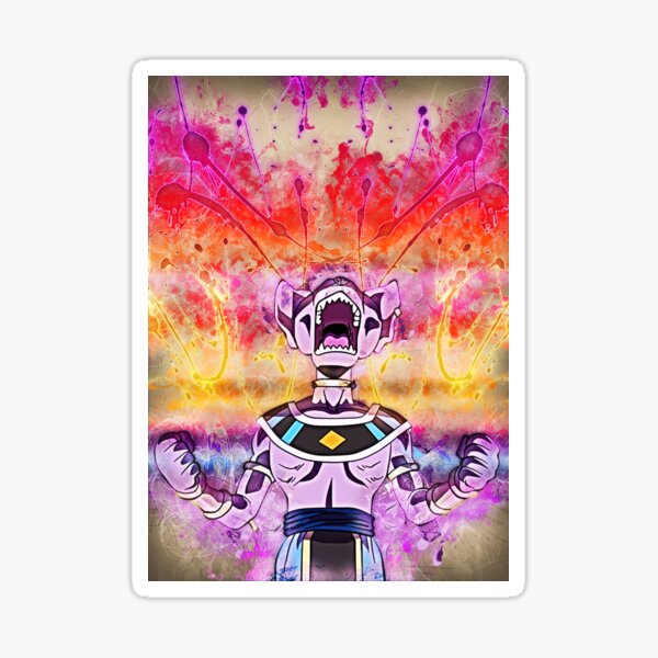 "beerus" Sticker for Sale by PaulNevarez74 | Redbubble
