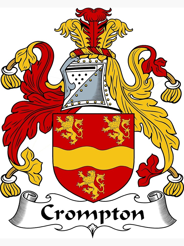 "Crompton" Poster for Sale by HaroldHeraldry | Redbubble