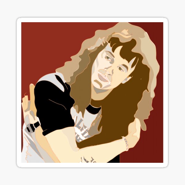 "Eddie" Sticker for Sale by Juli-Anne-G | Redbubble